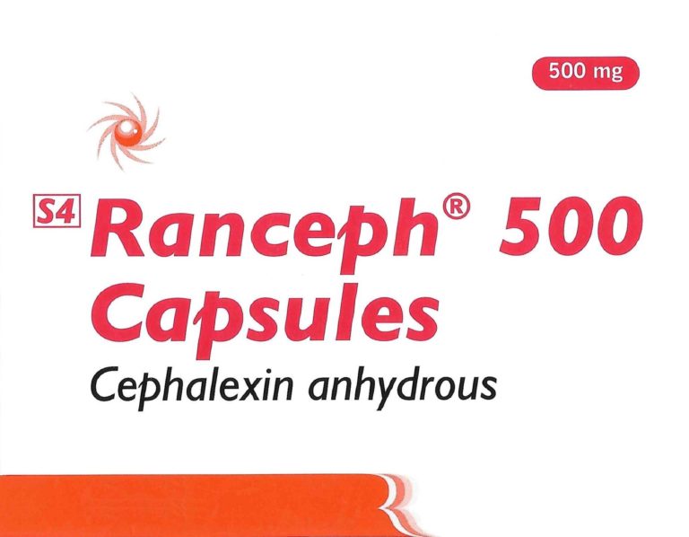Ranceph (Cephalexin) 500mg/40caps - Rx Direct Meds